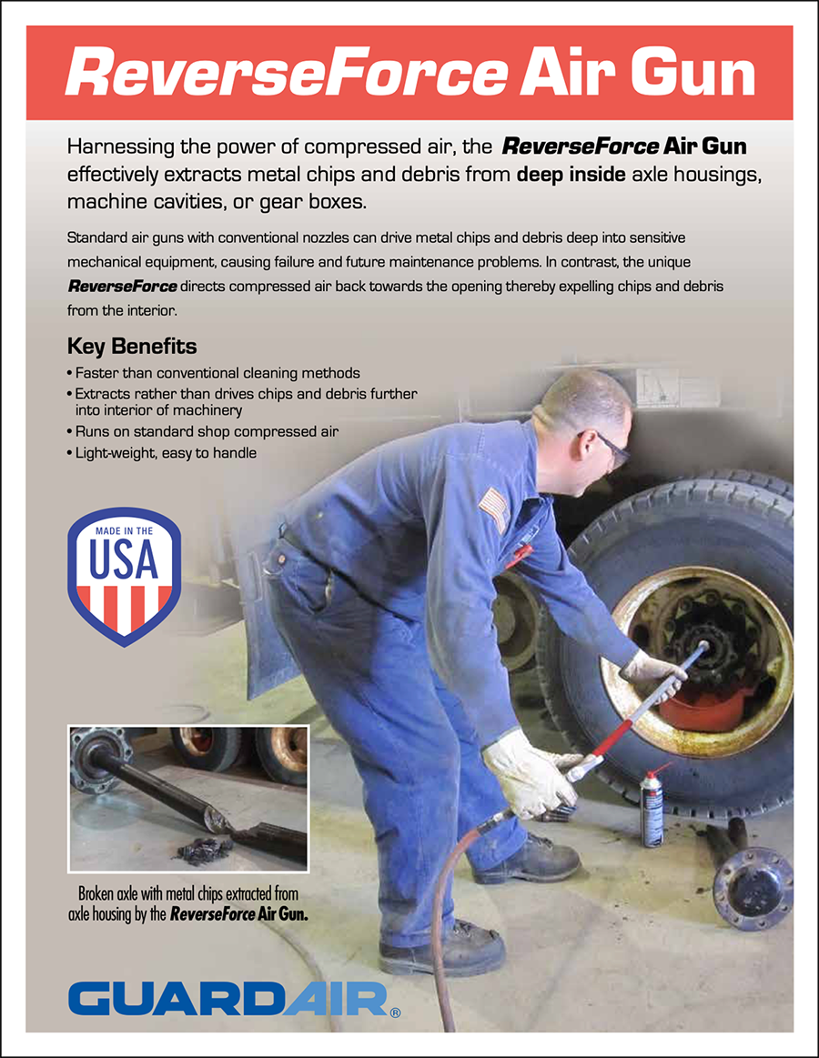 Product Literature - ReverseForce Air Gun Flyer — Guardair Corporation