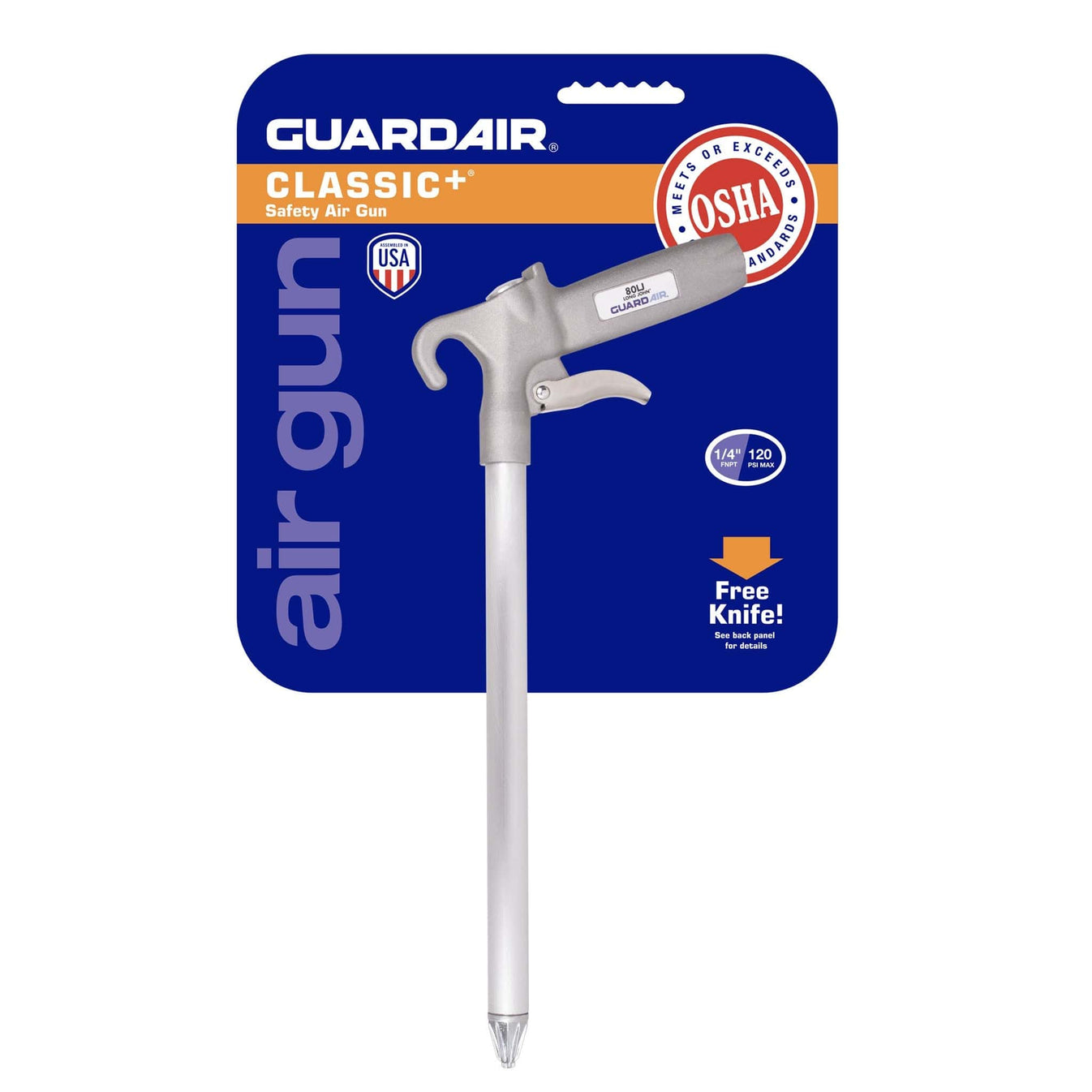 WhisperJet® 80LJ Safety Air Gun - 12" (10 Pack)